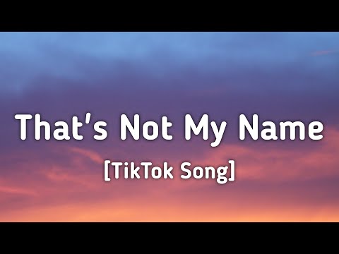 The Ting Tings - That's Not My Name (Lyrics) " They forget my name, they call me" [TikTok Song]