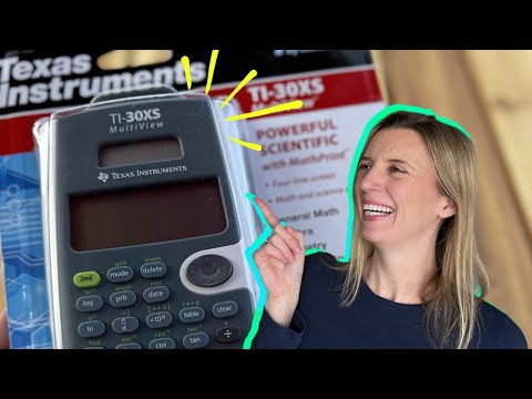 Master Math Class with the TI-30XS MultiView Scientific Calculator