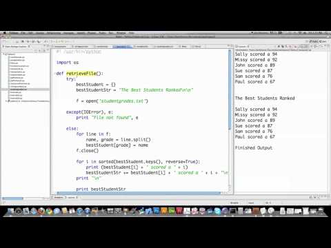 Learn Python 2 7 Tutorial Pt 10 - Mind Luster