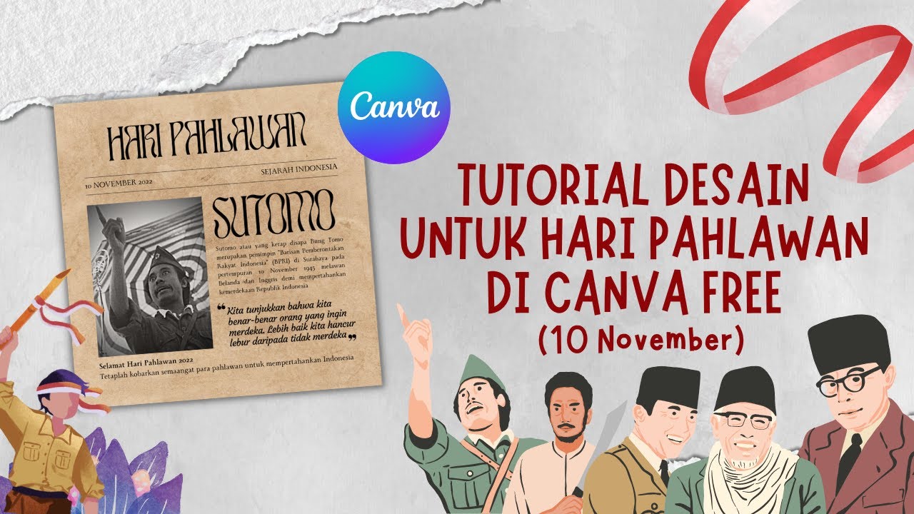 Free Heroes' Day Design Tutorial on Canva
