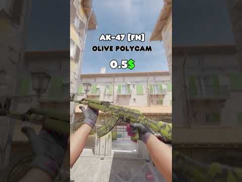 🤩 BEST BUDGET AK-47 SKINS IN CS2 UNDER 5$ #avanmarket #cs2 #counterstrike #cs2skins