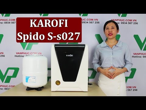 Máy lọc nước Máy lọc nước Karofi Spido S-s027 công suất lọc 20 lít/h, màng lọc RO Korea