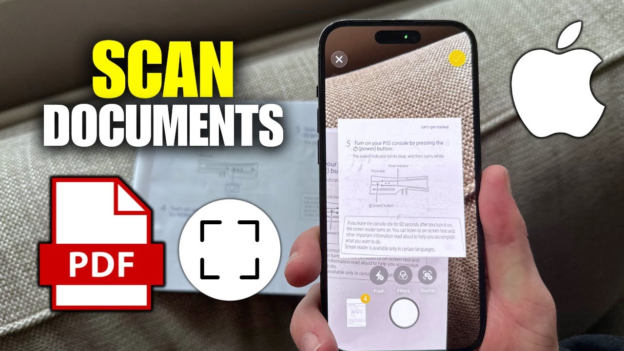 How To Scan Documents On iPhone & Save As PDF