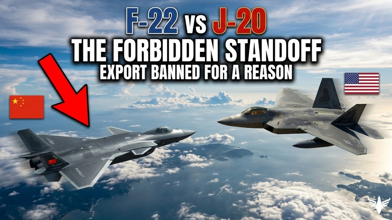 Why the F-22 Raptor is BANNED from Export: The J-20 Threat — US Military Power