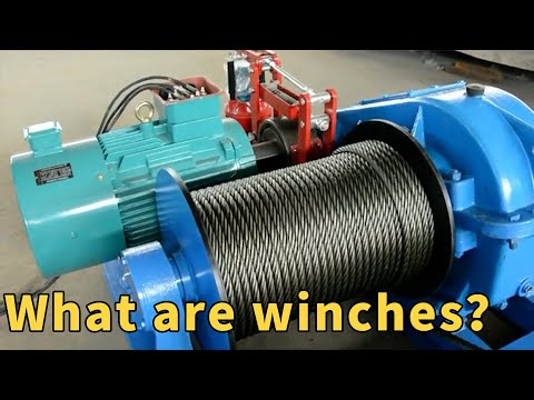 What are winches?Winches, also known as hoists