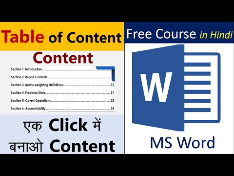 Table of Content | Reference Tab | Microsoft Word | Computer Gyan