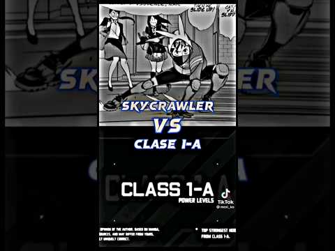 Clase1-A vs SkyCrawler #mha #bnha #deku #izuku #bakugou #todoroki #skycrawler #koichi #vigilante #1a