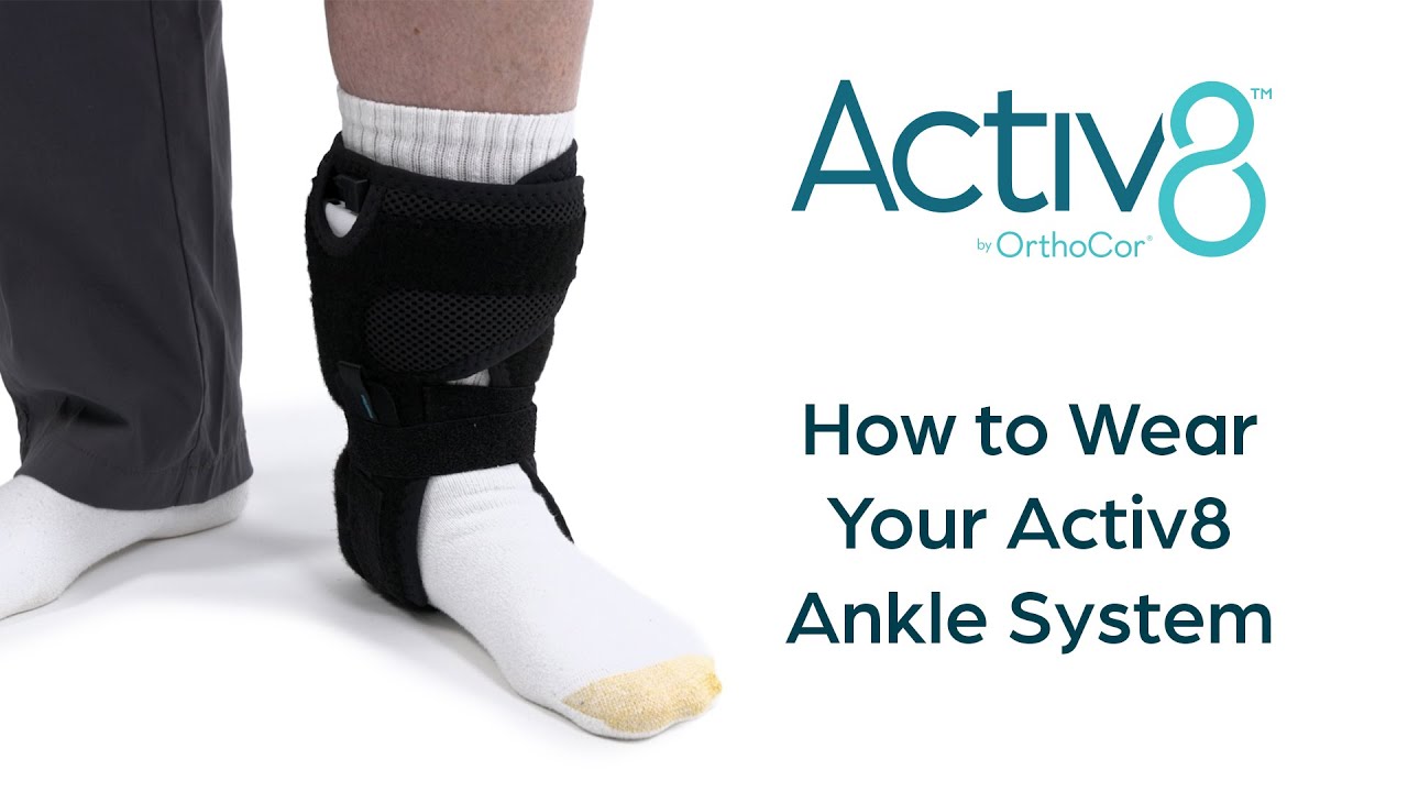 How to Wear the OrthoCor Activ8 System on Your Ankle