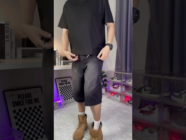 เสื้อครอปดำดูเท่ฟุดๆ [ #boxyfit #ootd #boxy #เสื้อครอป #เสื้อยืด #เสื้อ ...