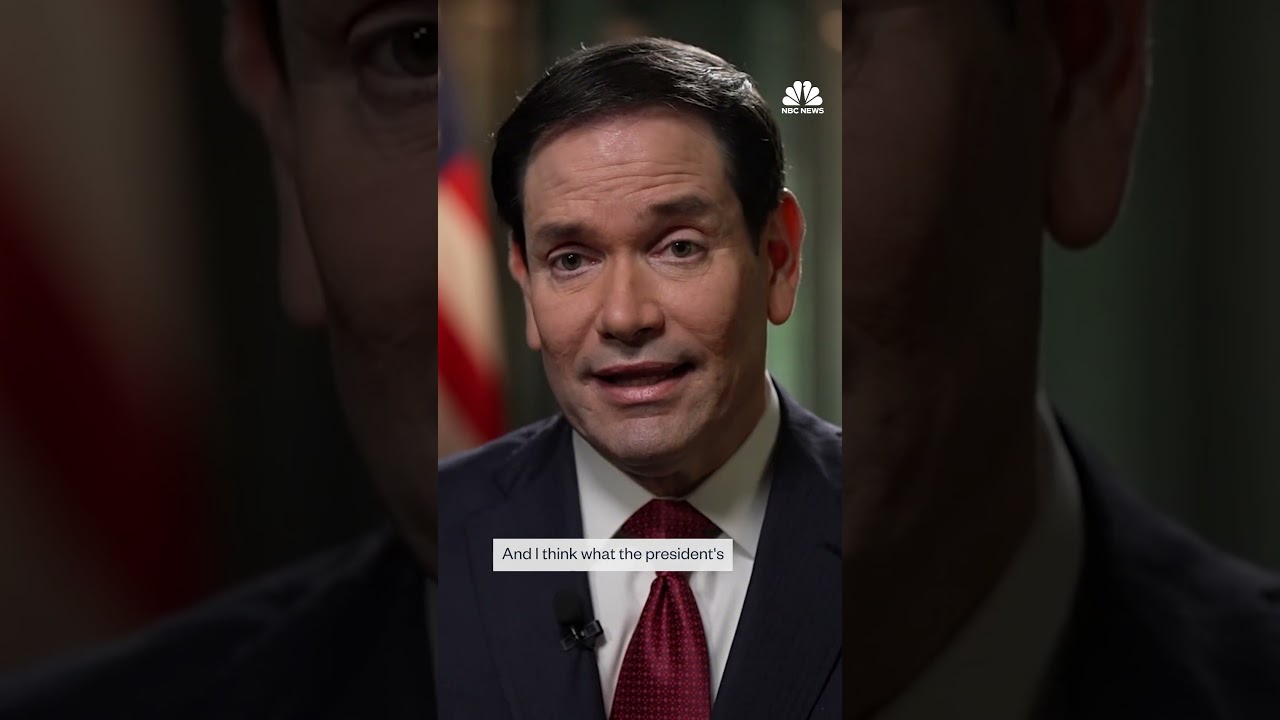 Sec. Rubio defends Trump's comment about concern over Americans' financial pressures