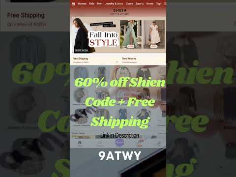 60% Off Shein Code - April 2025 - Free Shipping- link below #shein #sheinhaul #coupons #free #code