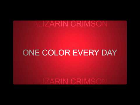 Shade A Day #3 Alizarin crimson