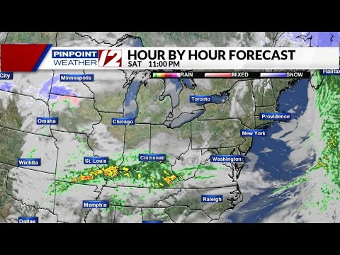 Weather Now: Drier Overnight; Showers Return Sunday