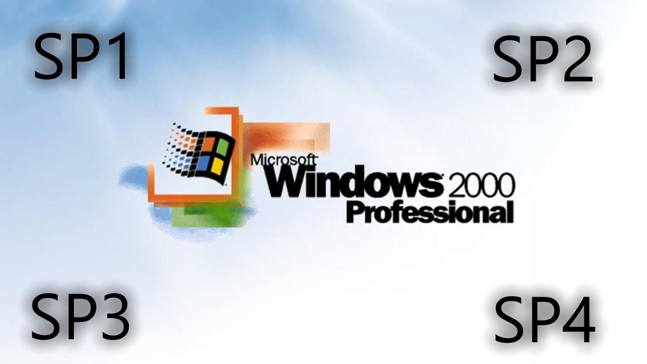 Installing Windows 2000 SP1, SP2, SP3, then SP4