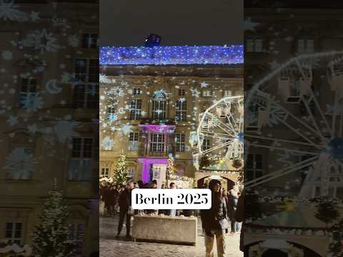 Берлин перед 2025 годом #shorts #берлін #berlincity #christmasmarket #berline #новыйгод