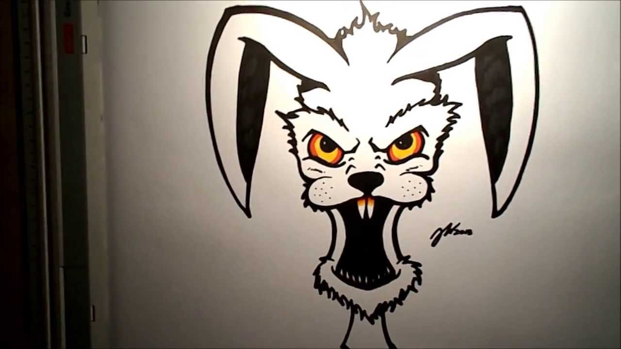 How to draw an Evil Rabbit