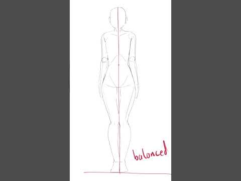 Mistake when Drawing Poses - Quick Art Tips #art #sketch #shorts #tutorial #drawingtutorial #anime