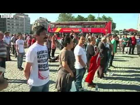 Turkey's 'standing man' silent protest spreads