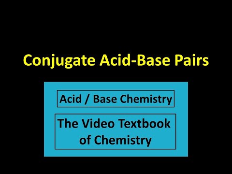 Conjugate Acid-Base Pairs