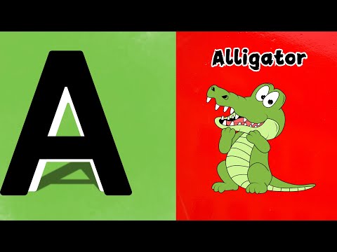 Phonics Song 3 with TWO Words - A for Alligator - ABC Song with Sounds - Toddler Learning Videos