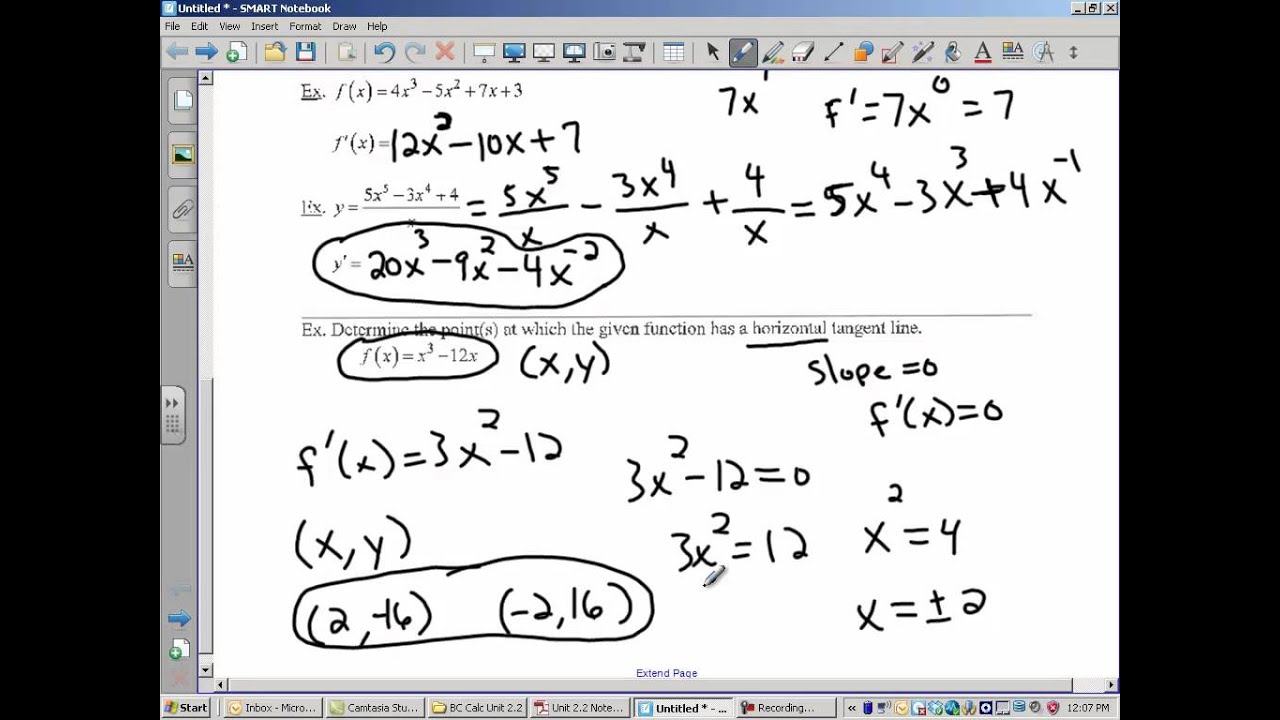 Basic Differentiation Rules