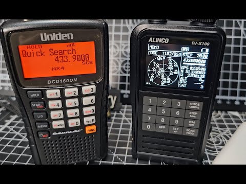 NEW - ALINCO DJ-X100 & UNIDEN 160DN - NXDN LIVE MODE