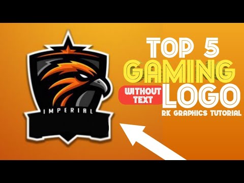 Top 5 Mascot gaming logo without text | Gaming logo no text | No text logo by RK Graphics