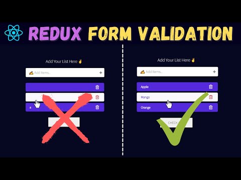 Learn Basic Form Validation in React Redux App in 2021 - Mind Luster
