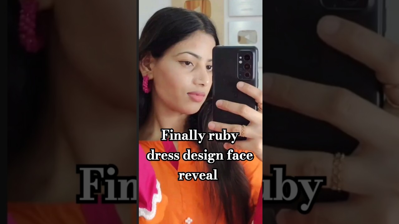 Ruby dress design face reveal😍 @rubydressdesigns4541  #trending #ytshort #viral #unfrezzmyaccount