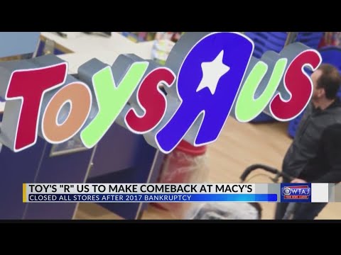 Toy's R Us making comeback at Macy's