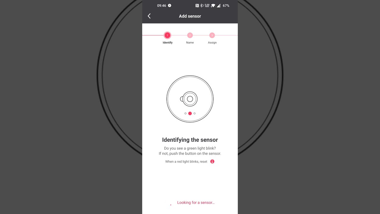 I have an unfinished sensor or switch assignment message when trying to add a sensor or a switch