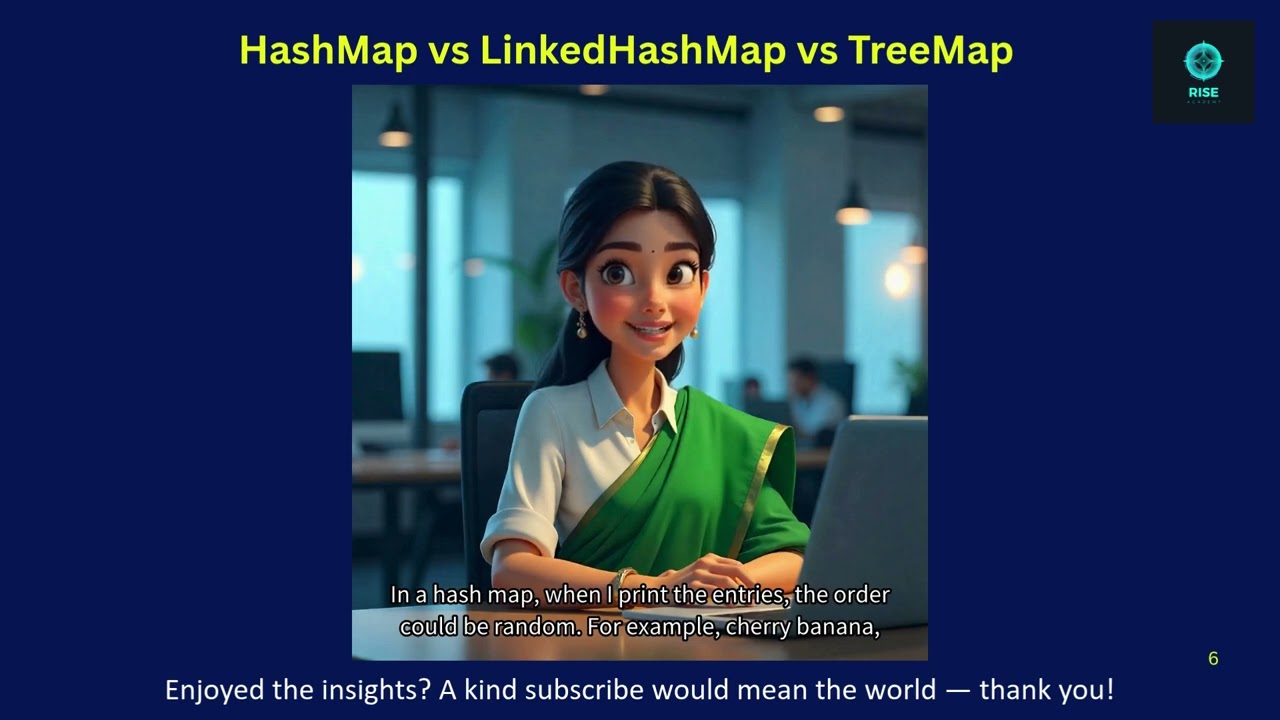 Java Mock Interview Question 8 – HashMap vs LinkedHashMap vs TreeMap