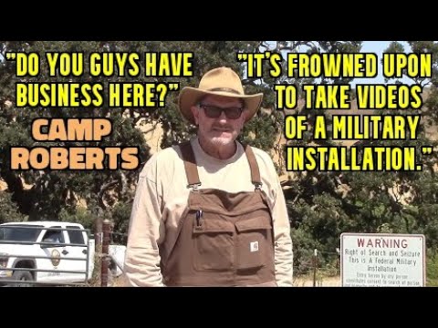 1st Amendment Audit, Camp Roberts California Army National Guard