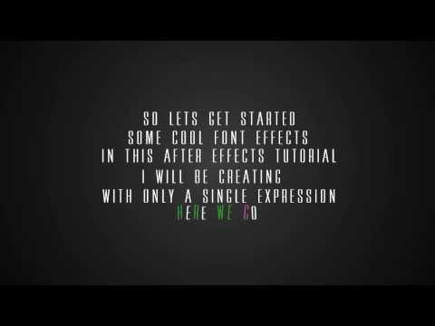 Expression-Driven Text Effects Preview