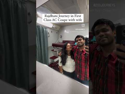 Rajdhani Express First Class AC COUPLE COUPE | Couple Coach Indian Railways #indianrailways #shorts