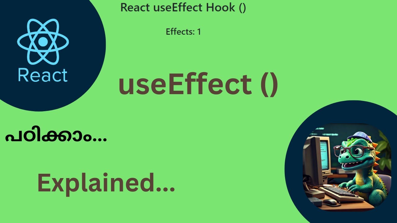 React Js - useEffect Hook Explained in Malayalam | Coding Dino | #reactjs #coding  #malayalam