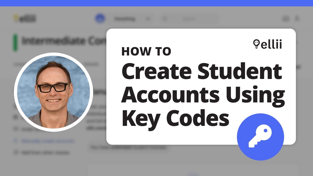 How to Create Student Accounts Using Key Codes