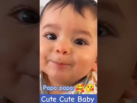 Cutebaby????papa talking❤️