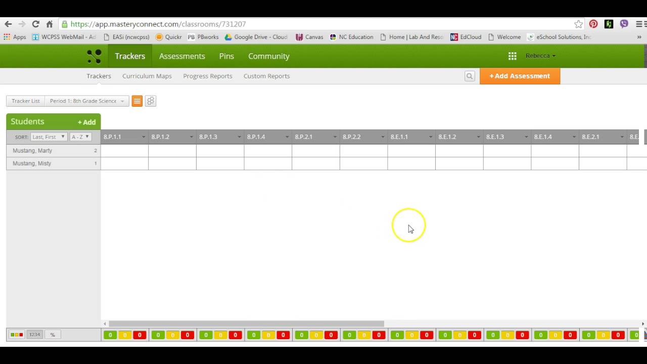 Mastery Tracker, Part 1: Creating a Mastery Tracker