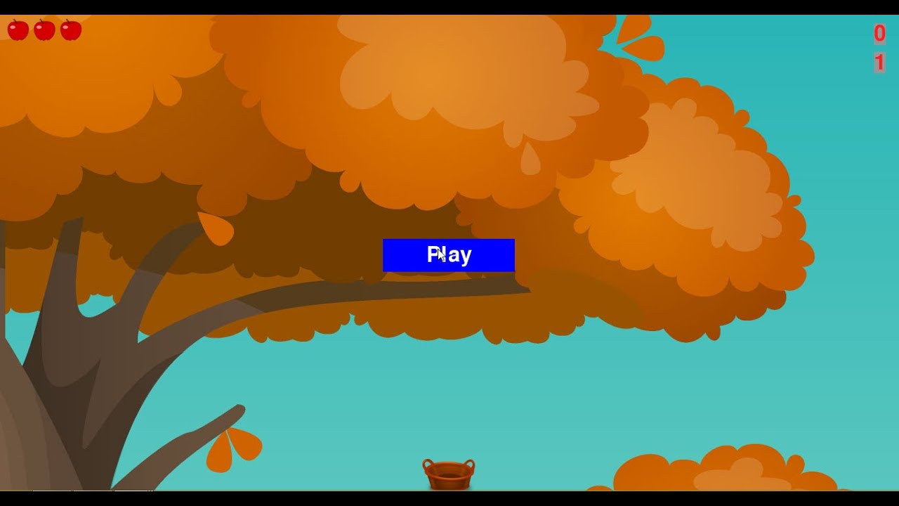 Apple Catcher Game using Pygame in Python