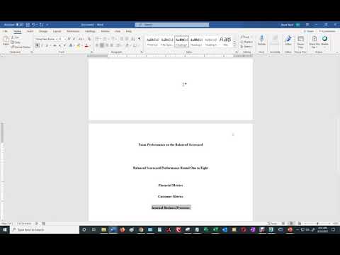 Automatic Table of Contents in APA 7th Edition Style