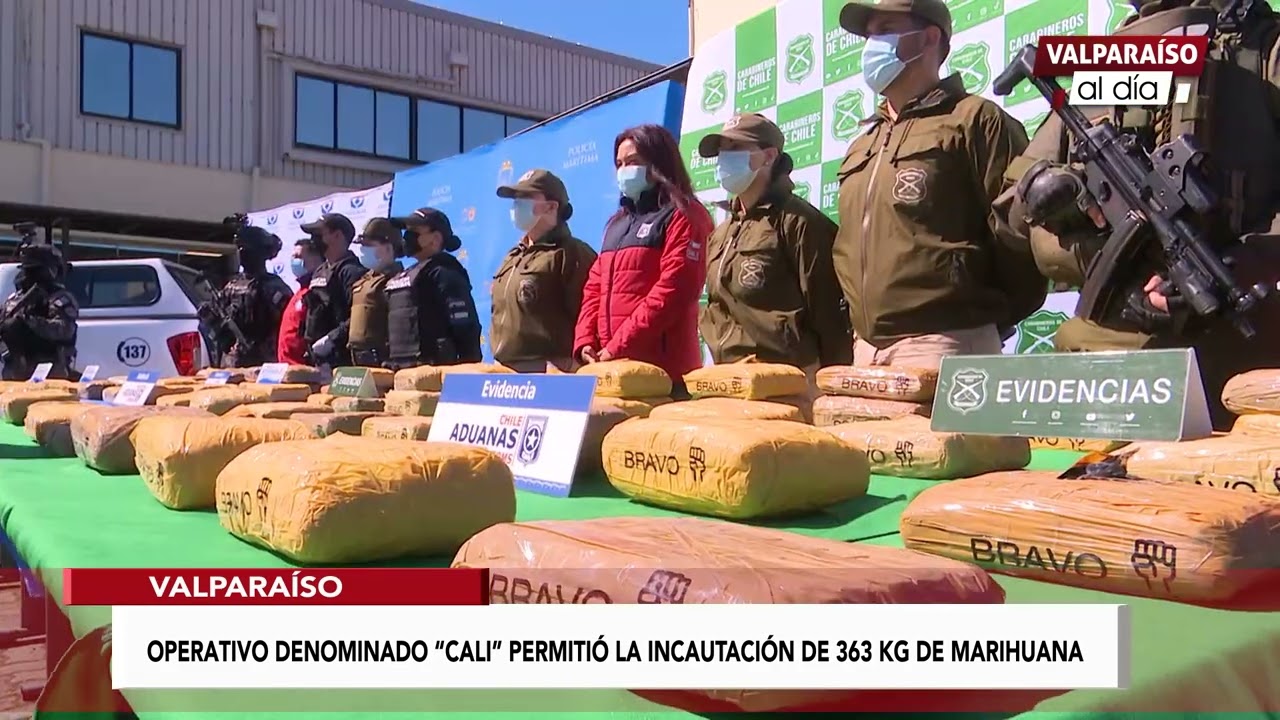 CERCA DE 400 KILOS DE MARIHUANA FUERON INCAUTADOS EN LA REGIÓN DE VALPARAÍSO