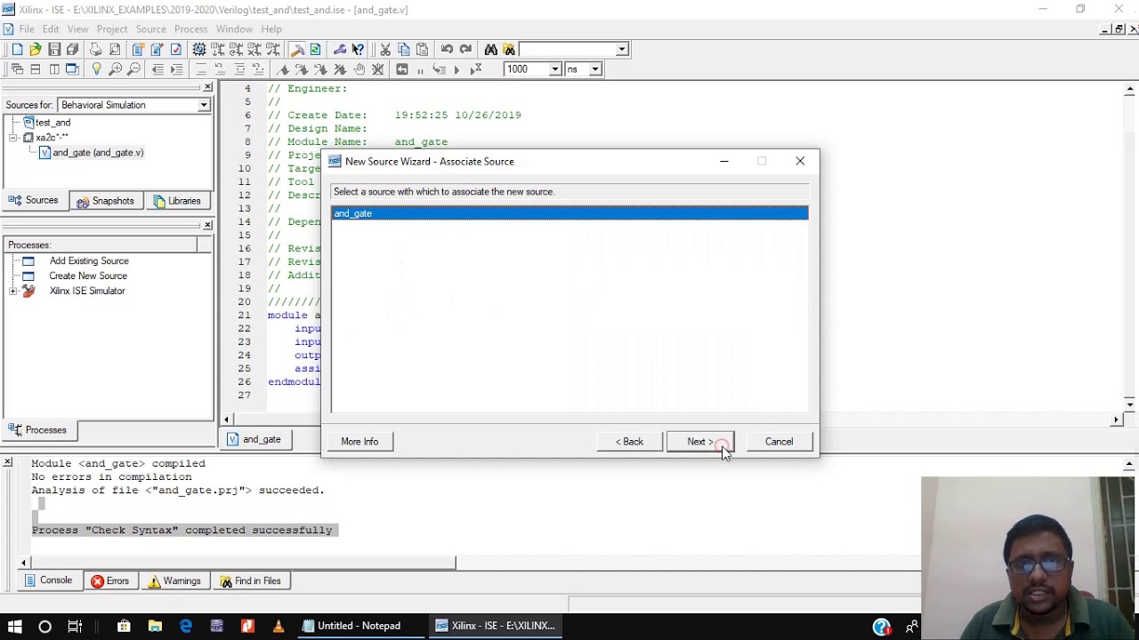 Introduction to Verilog programming using Xilinx