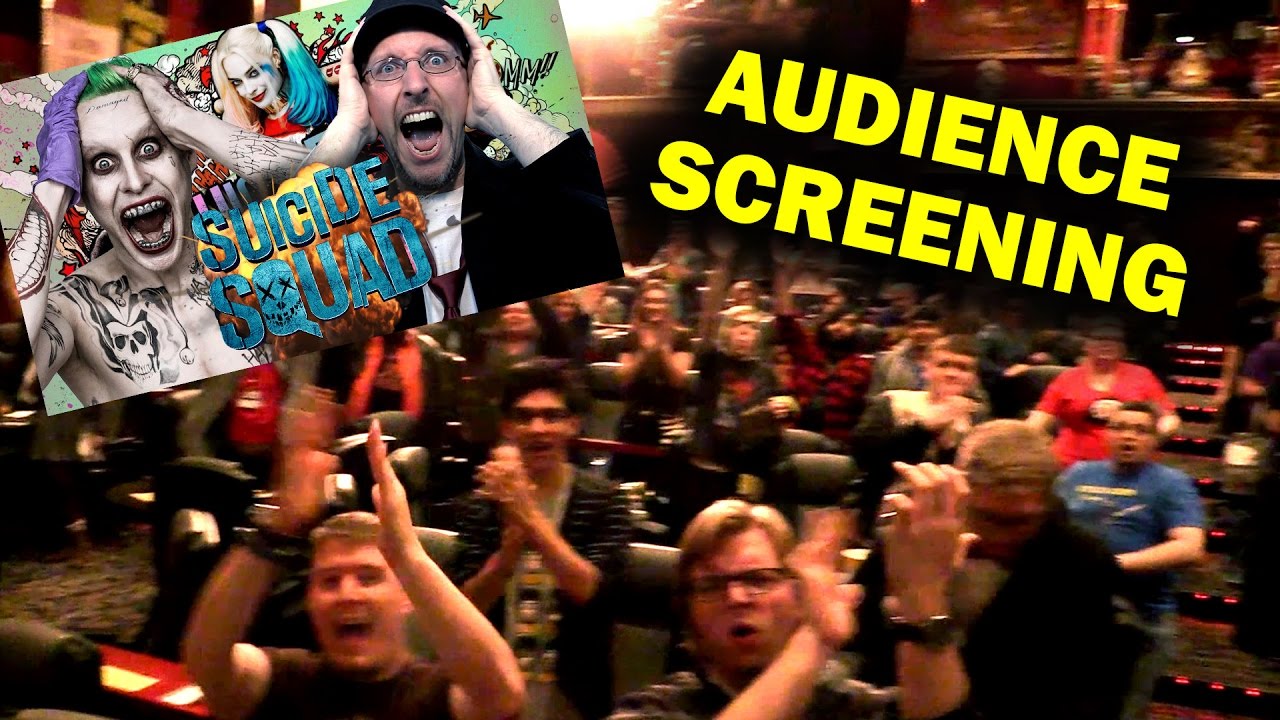 Audience Screening - Nostalgia Critic Review of Suicide Squad