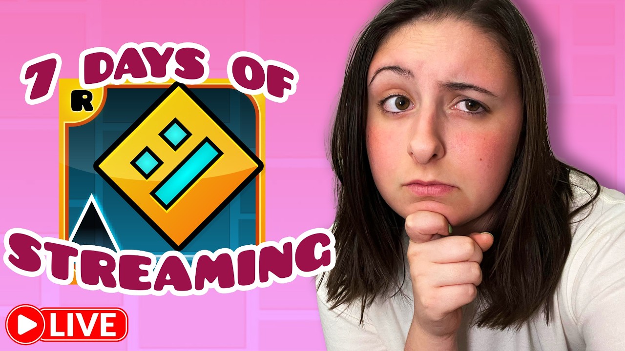 🔴Playing GEOMETRY DASH | Vortrox Levels💚 | 7 DAYS of STREAMING! 🩵💛