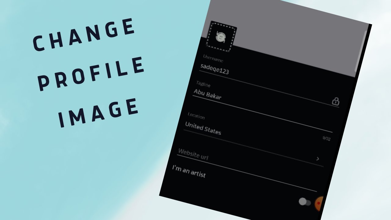 How to Change Profile image in Deviantart