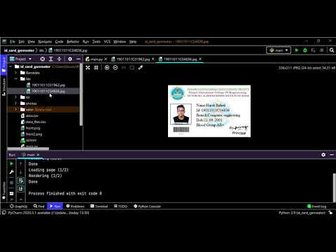 ID CARD MAKER IN PYTHON