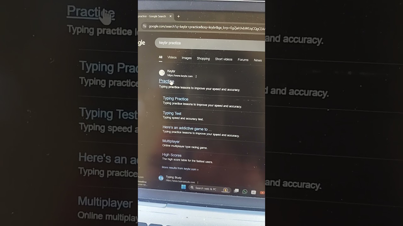 learn typing within months👍 with keybr #learn typing #practice typing