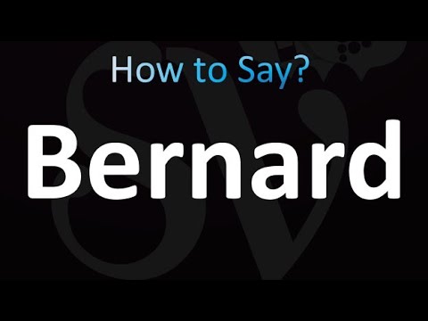 How to Pronounce Bernard