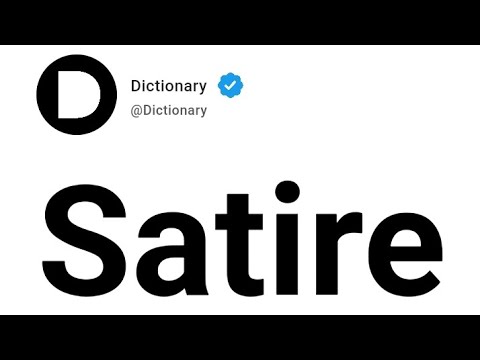 Satire Meaning In English